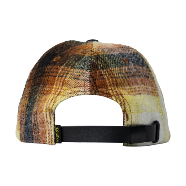 Krooked Double OK Script Strapback Flannel/Black - Venue Skateboards